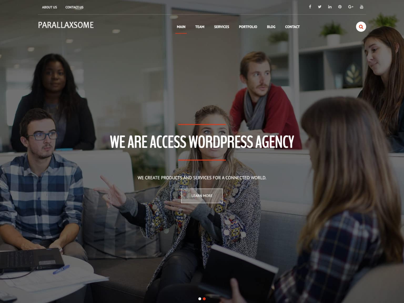 8 Free Parallax WordPress Themes 2022